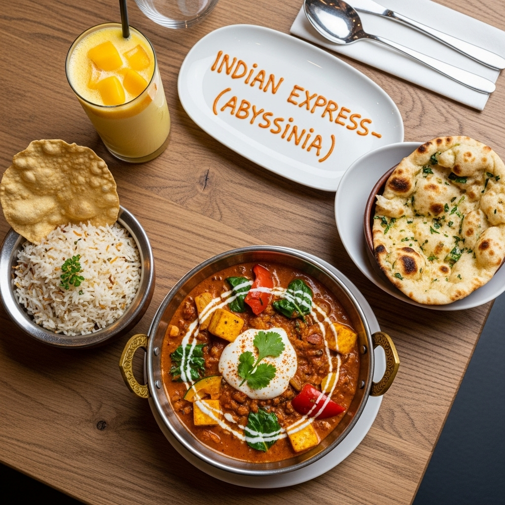 Indian Express - (Abyssinia) Neuchâtel : Votre Indien Végétarien à commander