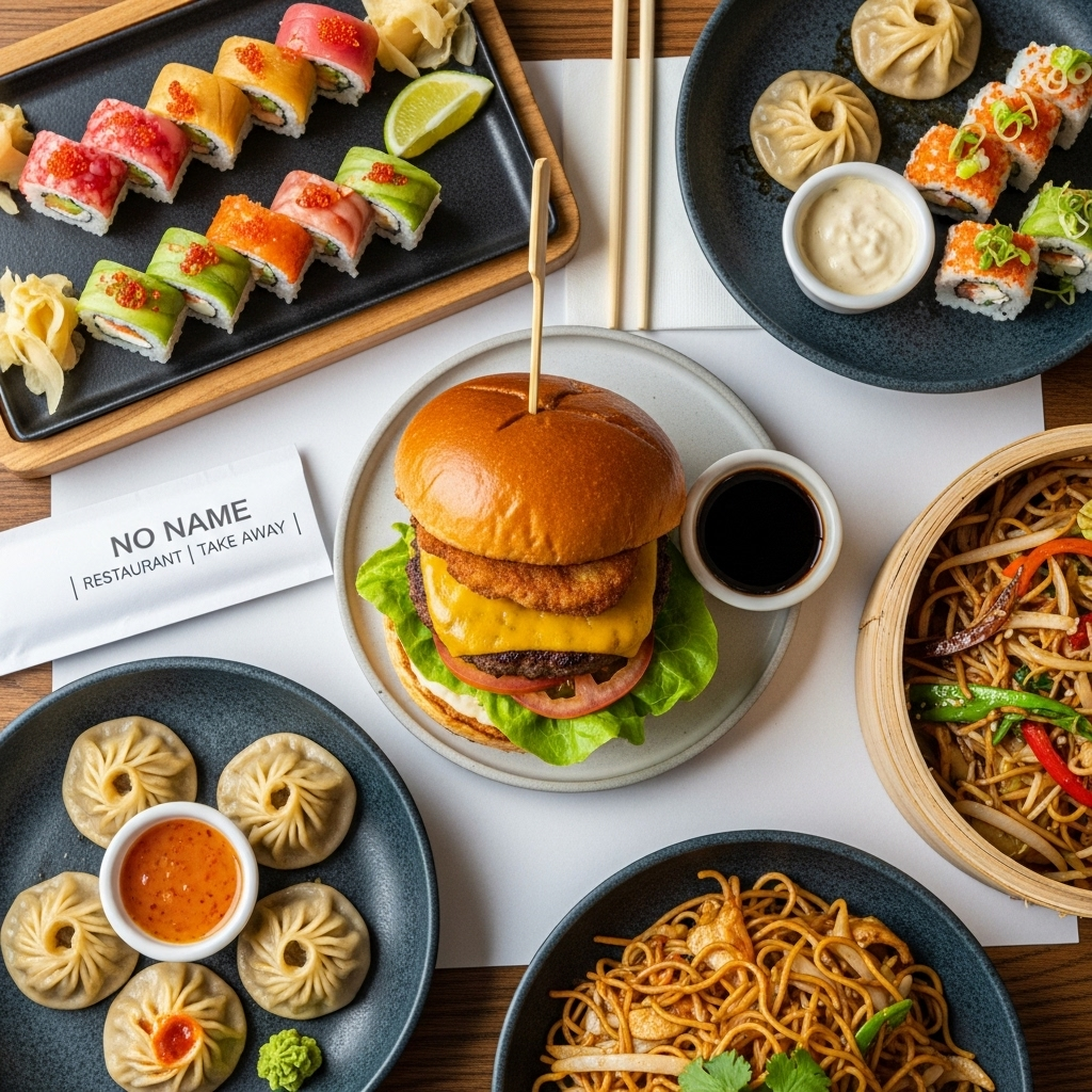 No Name | Restaurant | Take Away Chur: Burger, Asiatisch, Momos bestellen